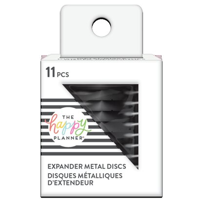 The Happy Planner Black Expander Metal Discs | LoveCrafts
