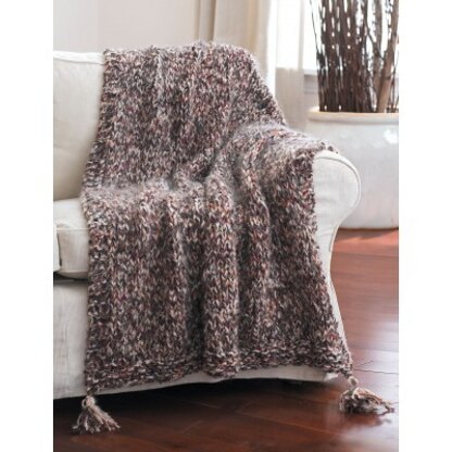 Multi Strand Afghan in Patons Shetland Chunky | Knitting Patterns ...