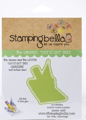 Stamping Bella Cut It Out Dies - Gnome & The Letter | LoveCrafts