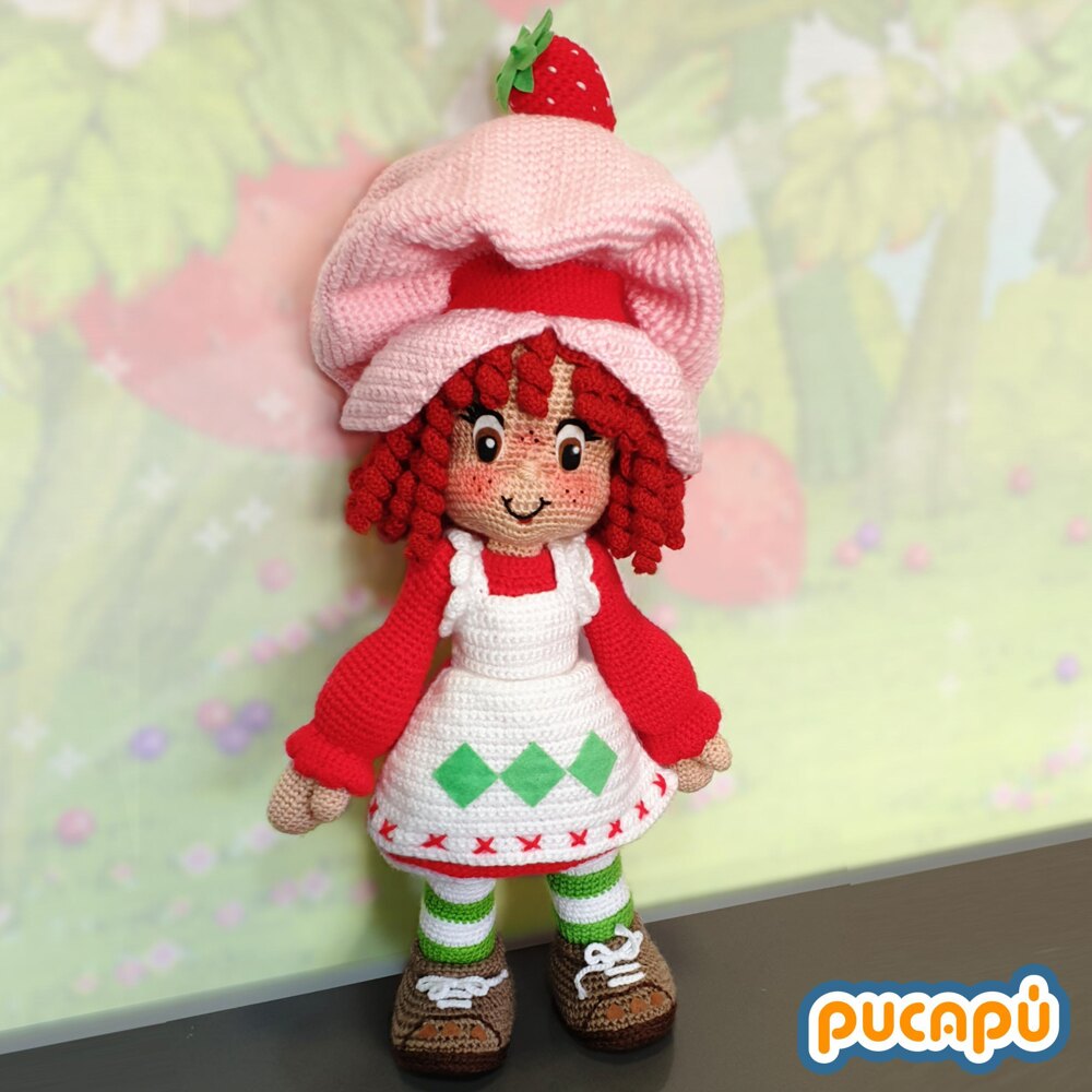 Crochet Strawberry Shortcake Doll Pattern Strawberry Shortcake Doll:
