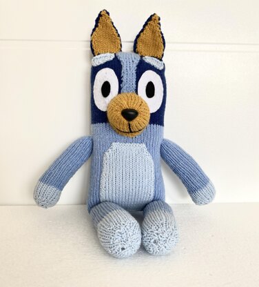 Toy Bluey Knitting pattern by yayacreative | LoveCrafts