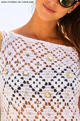 Crochet Pattern Beach Tunic Beach Ready | Fringe Tunic Dress | Summer ...