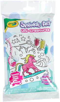 Crayola Sprinkle Art Activity Kit - Unicreatures | LoveCrafts