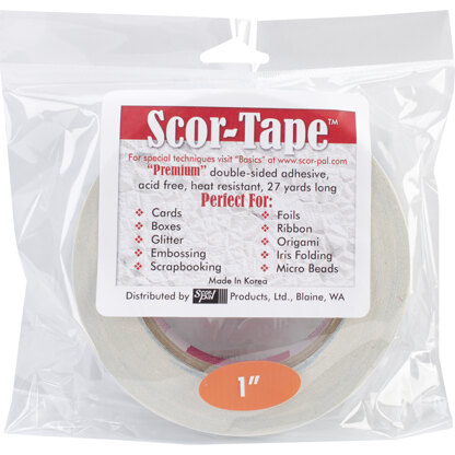 Scor-Pal Scor-Tape - 1"X27yd | LoveCrafts