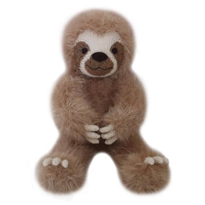 Sloth (Knit a Teddy) Knitting pattern by Knitables | LoveCrafts