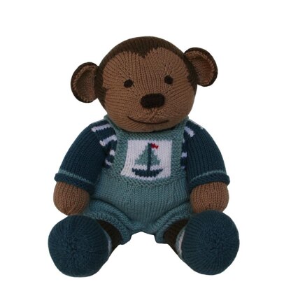 Sailboat Dungarees Outfit (Knit a Teddy) Knitting pattern by Knitables ...