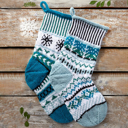 Universal Yarn Holiday Stockings Kit at WEBS | Yarn.com