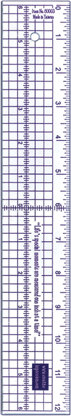 Creative Impressions Acrylic Ruler 12" - Metal Edge | LoveCrafts