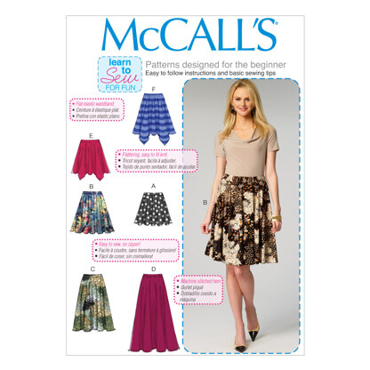 McCall's Misses' Skirts M6994 - Sewing Pattern | LoveCrafts