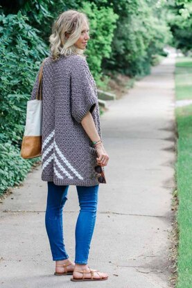 Free Range Open Front Cardigan Crochet pattern by Jess Coppom Make & Do ...