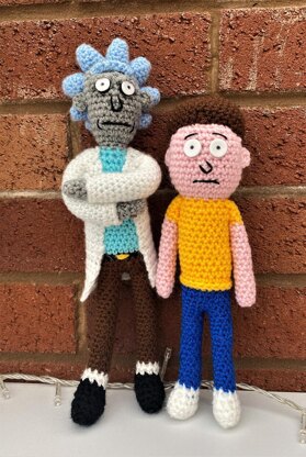 4 Rick and Morty Crochet Patterns Crochet pattern by Teenie Crochets ...