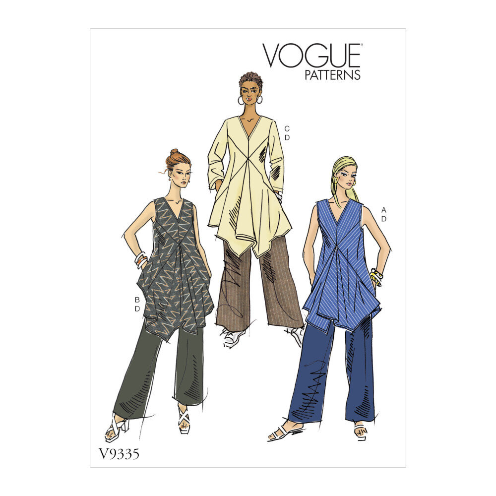 Vogue Tunic Patterns Amazon.com: VOGUE PATTERNS V8731 Misses' Top And