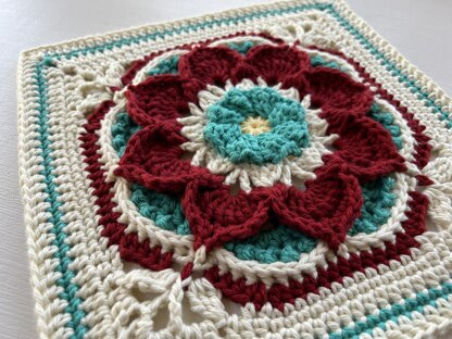 Jewel Square Crochet pattern by A Yarn of Serendipity | LoveCrafts