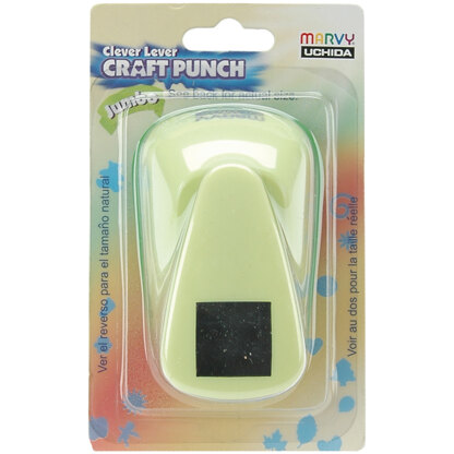 Uchida Clever Lever Jumbo Craft Punch - Square | LoveCrafts