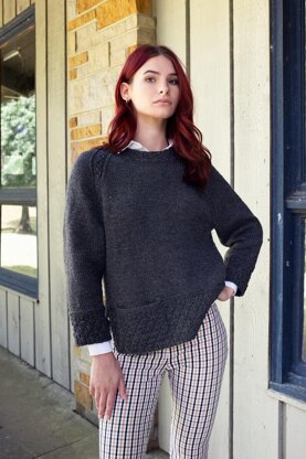 Box Top Smock Knitting pattern by Anne Hanson | LoveCrafts