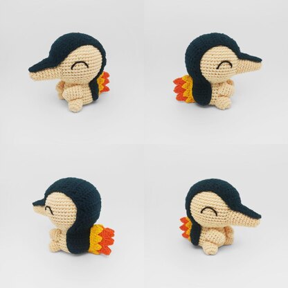 Cyndaquil, Quilava & Typhlosion Crochet pattern by VinCrafty | LoveCrafts
