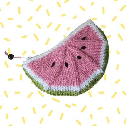 Watermelon purse Knitting pattern by Amanda Berry | Knitting Patterns ...