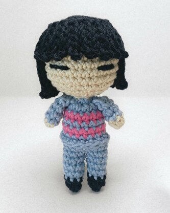 Frisk Undertale Amigurumi Crochet pattern by Thatiane Kowas | LoveCrafts