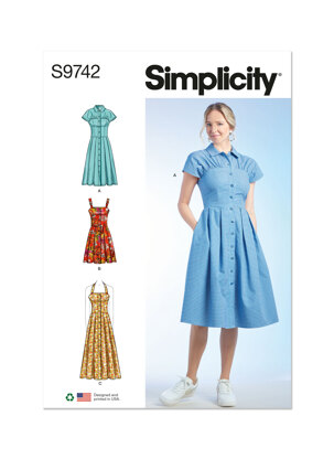 Simplicity Misses' Dresses S9742 - Sewing Pattern | LoveCrafts