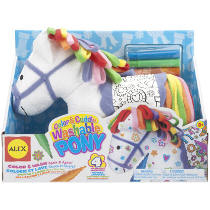 Alex Toys Color & Cuddle Washable Kit - Pony | LoveCrafts