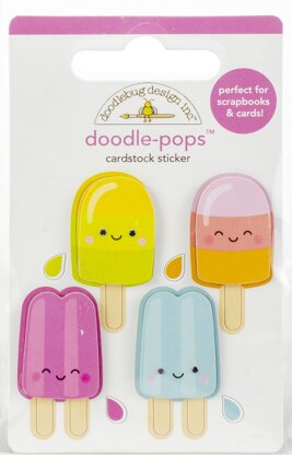 Doodlebug Doodle-Pops 3D Stickers - Ice Pops | LoveCrafts