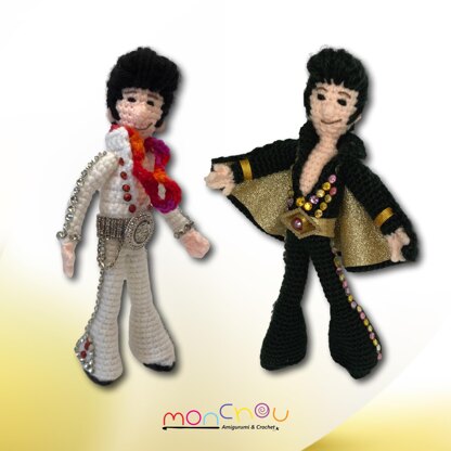 Elvis Amigurumi Crochet pattern by Monchou Designs | LoveCrafts