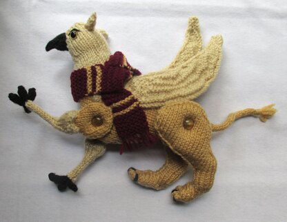 Toy Griffin Knitting pattern by Rian Anderson | LoveCrafts