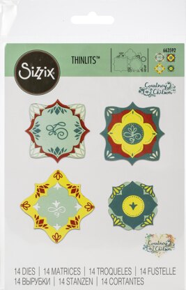 Sizzix Thinlits Dies By Courtney Chilson 14/Pkg - Corners & Labels | LoveCrafts
