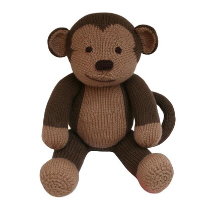 Monkey (Knit a Teddy) Knitting pattern by Knitables | LoveCrafts