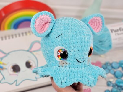 Blue the dumbo octopus Crochet pattern by Carolyne Brodie | LoveCrafts