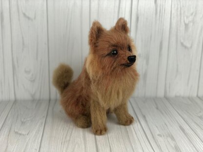 Pomeranian Dog Crochet Crochet pattern by Ambercraftstore | LoveCrafts