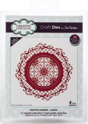 Creative Expressions Festive Craft Dies By Sue Wilson - Carol Frame ...