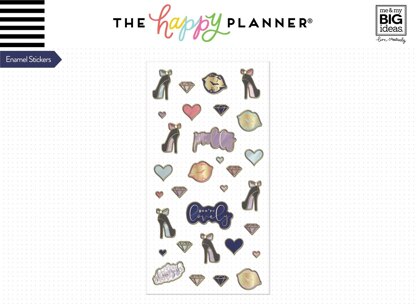 Happy Planner Enamel Sticker Sheet 8.5"X4.25" - Glam Girl | LoveCrafts