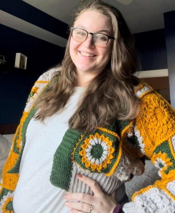 Patchwork Bomber Crochet pattern by Auburn Threads | LoveCrafts