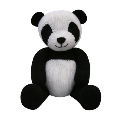 Panda (Knit a Teddy) Knitting pattern by Knitables | LoveCrafts