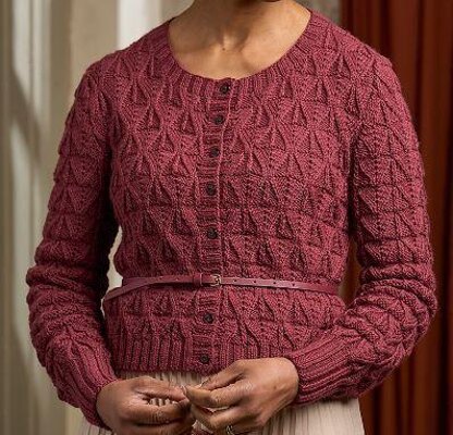 Fern Lace Cardigan Knitting pattern by Sian Brown | LoveCrafts