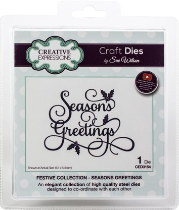 Creative Expressions Festive Craft Dies By Sue Wilson - Seasons ...