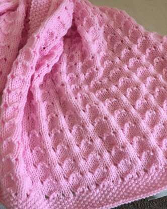 Sea Shells Baby Blanket Knitting pattern by Daisy Gray Knits | LoveCrafts