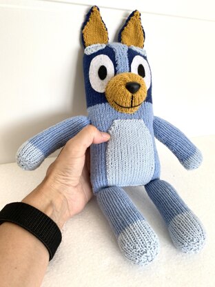 Toy Bluey Knitting pattern by yayacreative | LoveCrafts