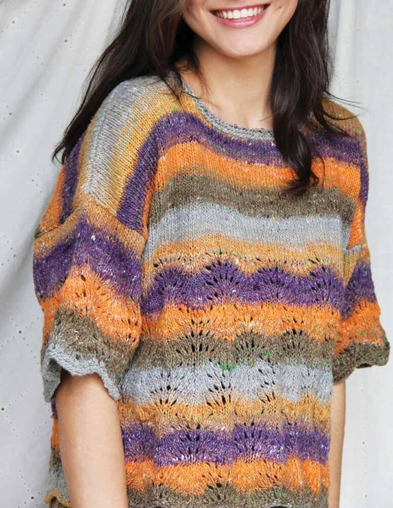 Boxy Top in Noro Geshi - 16863 - PDF at WEBS | Yarn.com Boxy Top in Noro Geshi - 16863 - PDF at WEBS | Yarn.com