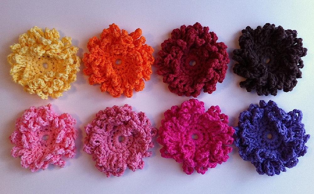 Loopy Flower Crochet Pattern Attic24: Triple Layer Flower