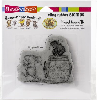 Stampendous House Mouse Cling Stamp - Chocolate Dip | LoveCrafts
