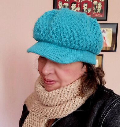 Camile Newsboy Hat | LoveCrafts