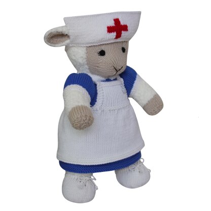 Nurse (Knit a Teddy) Knitting pattern by Knitables | LoveCrafts