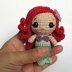 Mini Ariel Mermaid - amigurumi pattern by Crochelandia | LoveCrafts