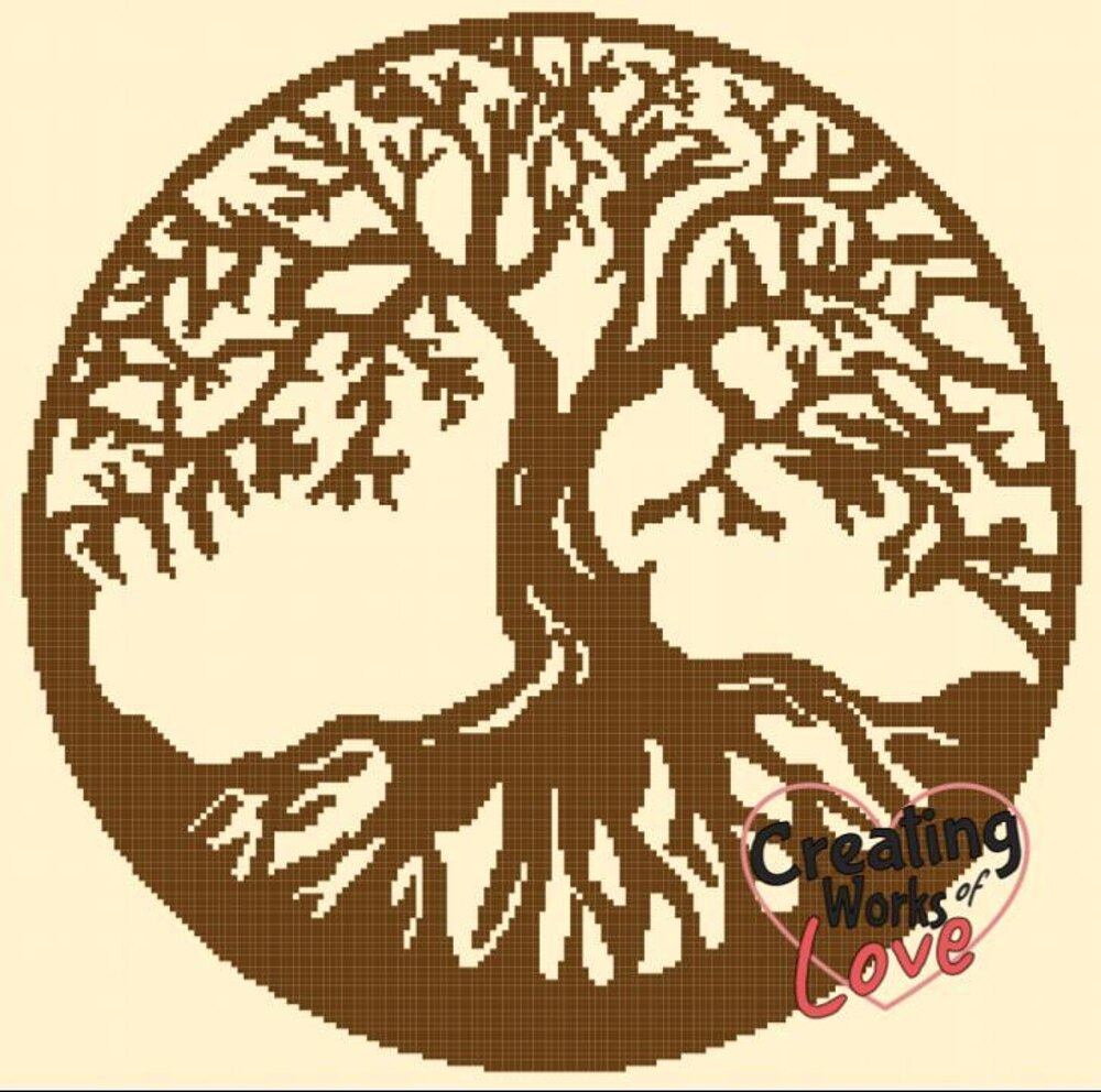 Tree Of Love Crochet Pattern