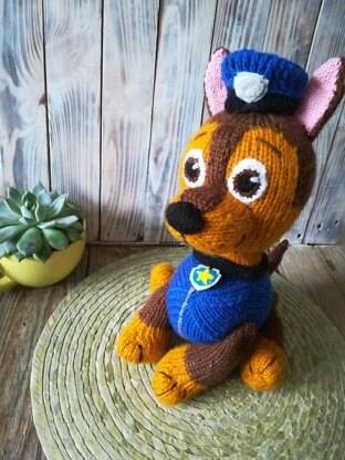 Knitted Racer from ‘’Paw Patrol’’ Knitting pattern by MamaKlaraToys ...