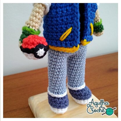Ash Ketchum from Pokemon Crochet Pattern Crochet pattern by João Paulo ...