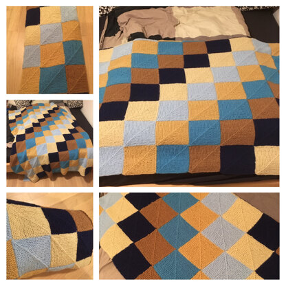 Memory blanket Knitting pattern by Georgie Nicolson (tikki) | LoveCrafts