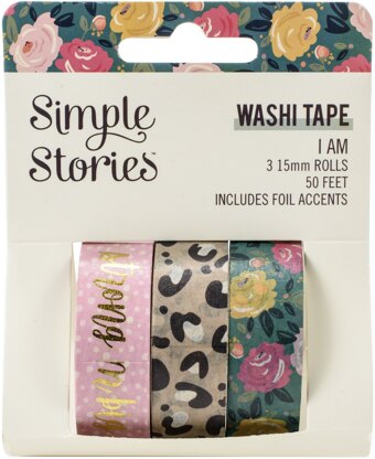 Simple Stories I Am Washi Tape 3/Pkg - 619723 | LoveCrafts